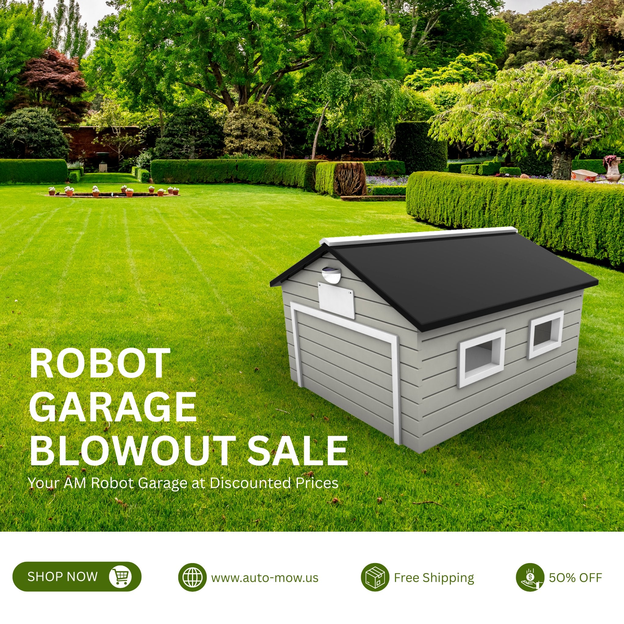 Auto-Mow — a lawn lifestyle redefined – AM Robots